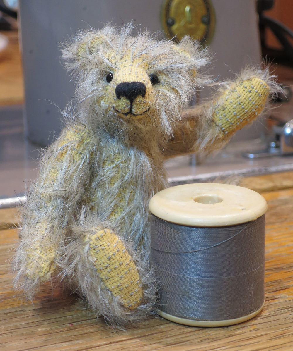 William 4 inch Miniature Mohair Teddy Bear Kit by Make A Teddy